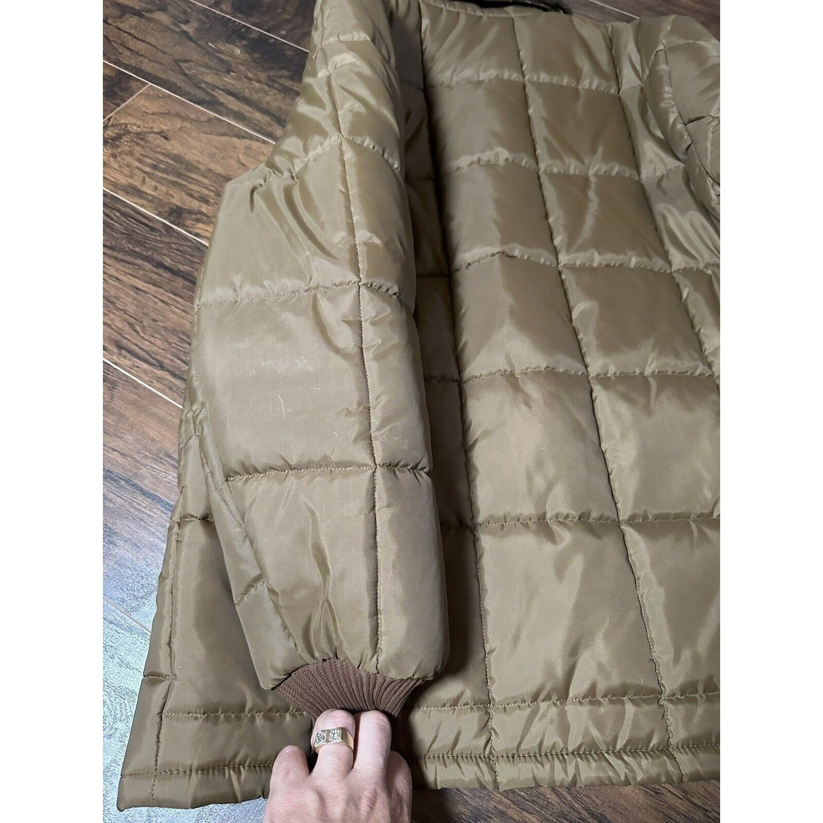 RARE Vintage Cal Craft 1970s Army Hunting Quilted Down Jacket - Etsy