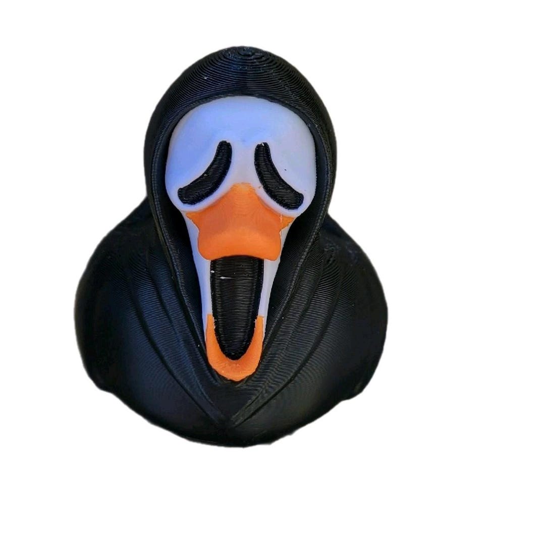 3D Printed Scream Duck Figure Great for Jeeps and Cruises - Etsy