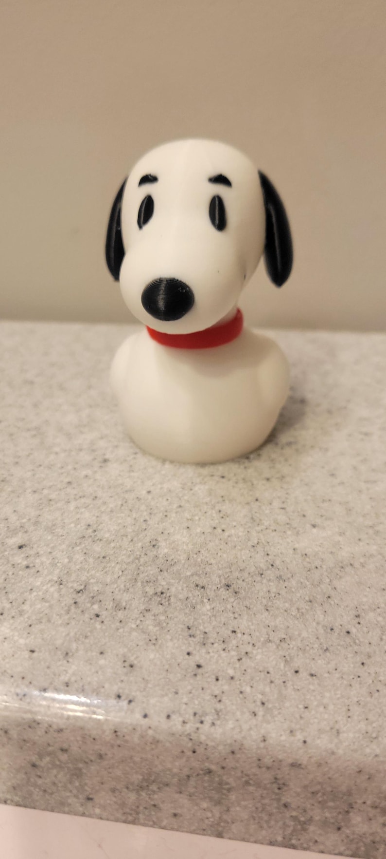 Fighter Pilot Snoopy Duck Figure: 3d-printed Plastic, Red Scarf ...