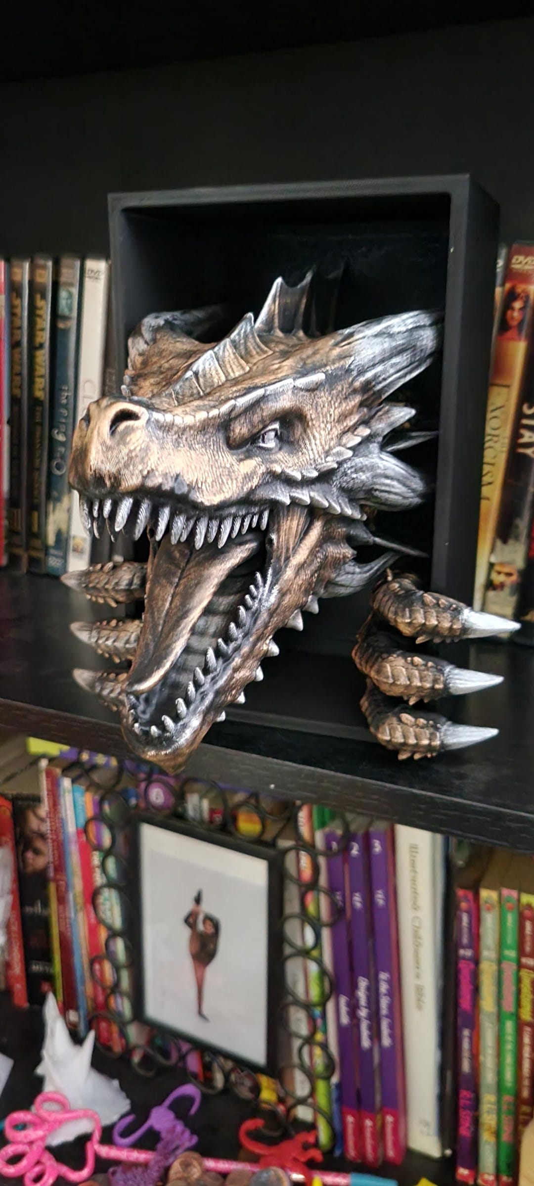 Craftykid3d Dragon Awakening Book Nook,fantasy Lovers - Etsy
