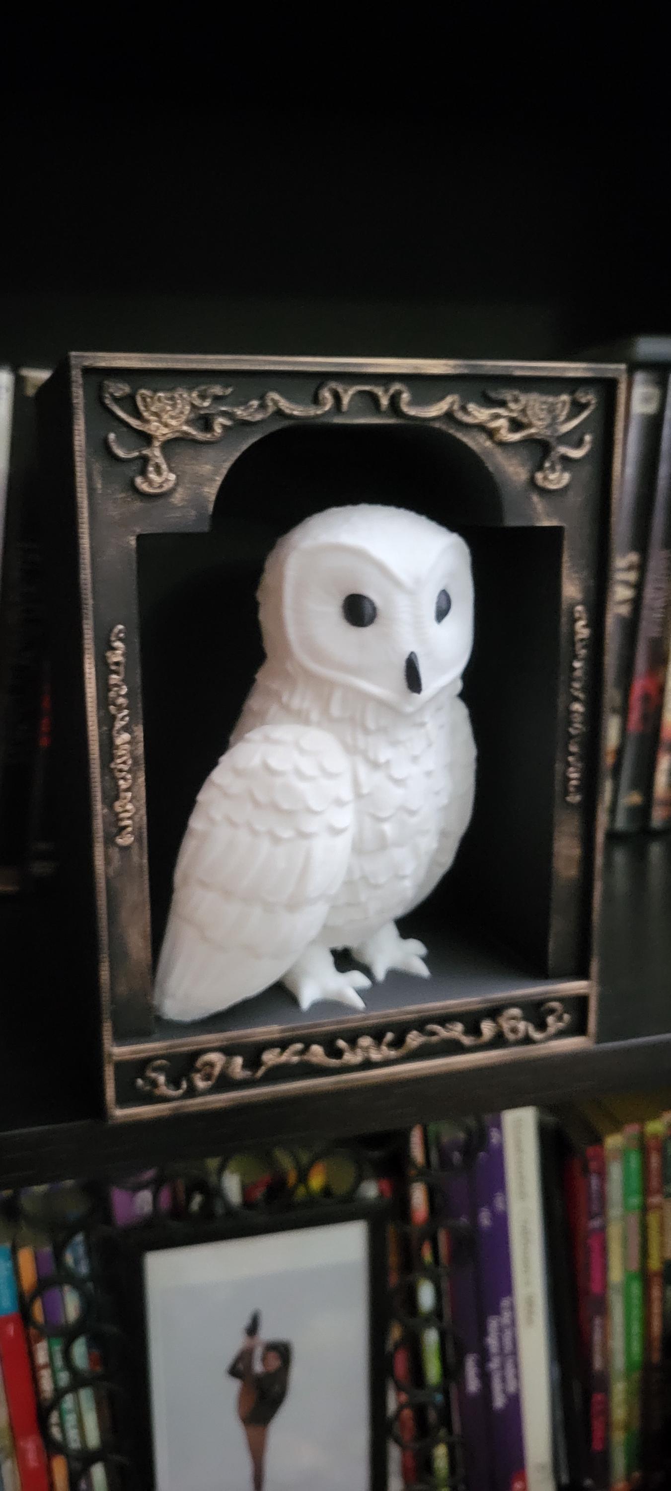 3d Printed Hedwig Inspired From HP Series Book Nook - Etsy