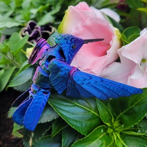 3d Printed Cute Articulated Hummingbird - Etsy