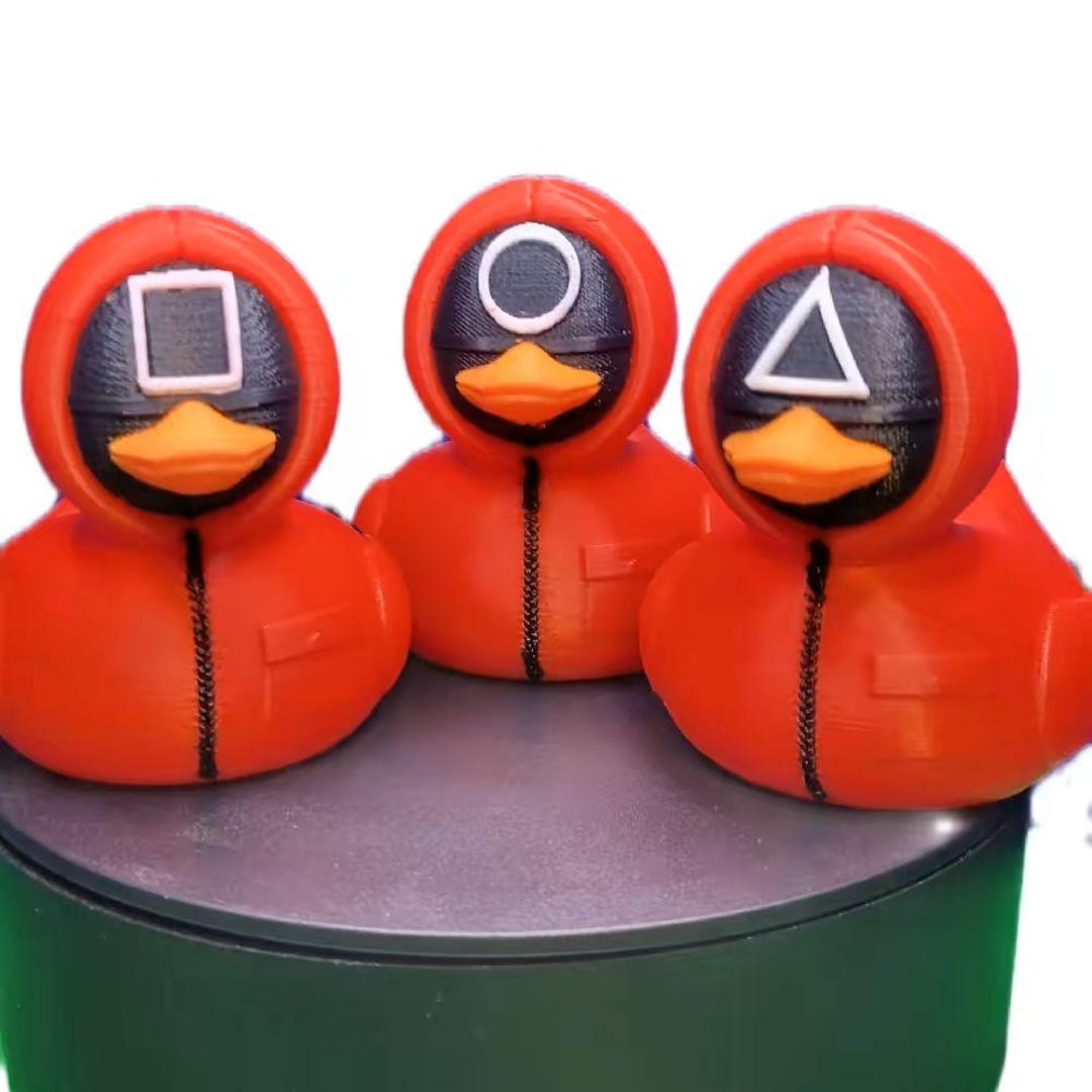 3D Printed Duck Game Figure - Squid Game Inspired - Etsy