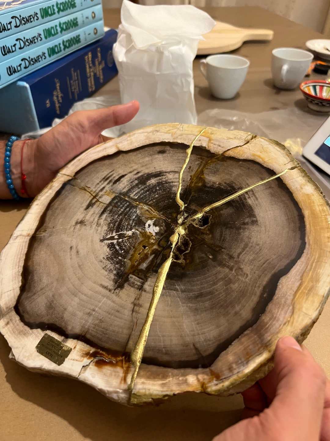 Petrified Wood Kintsugi - Etsy