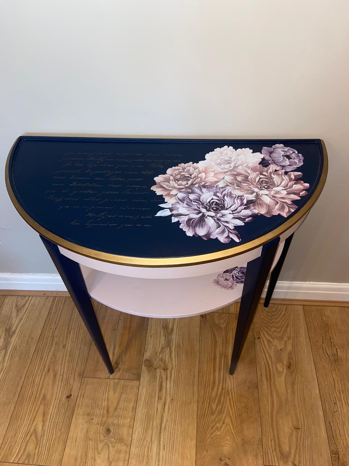 Half Moon Console Table - Etsy