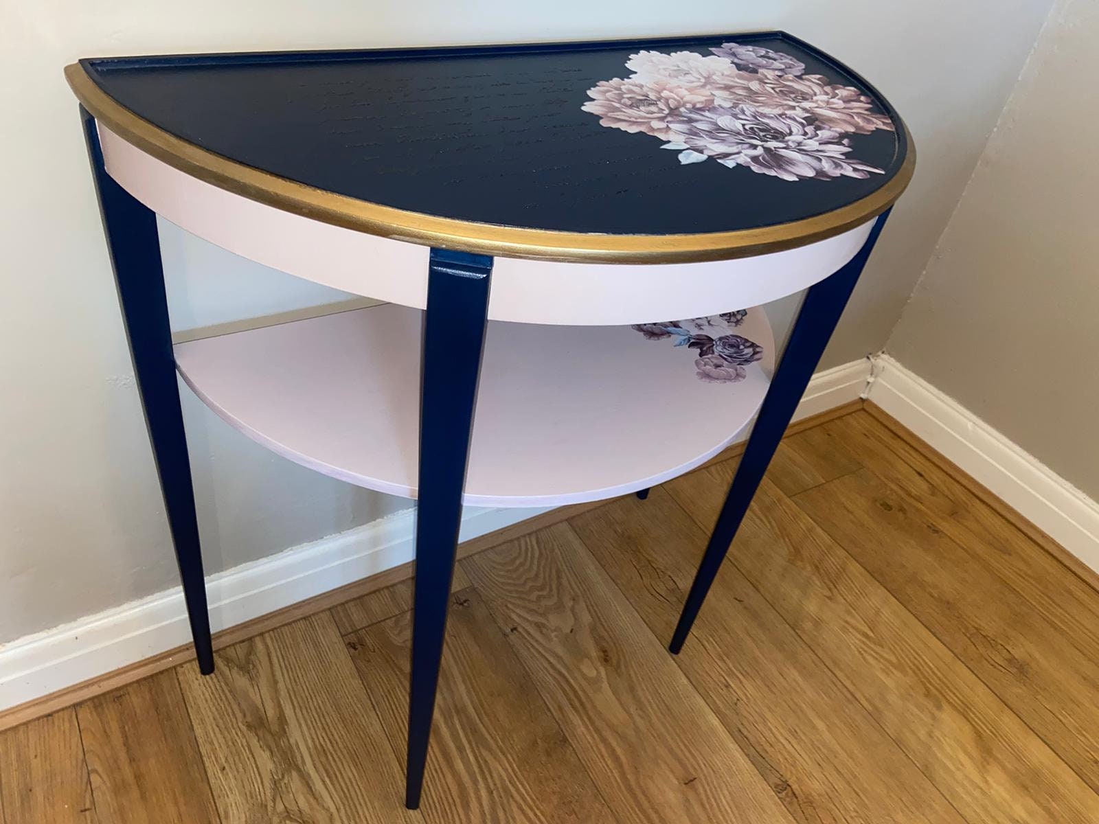 Half Moon Console Table - Etsy