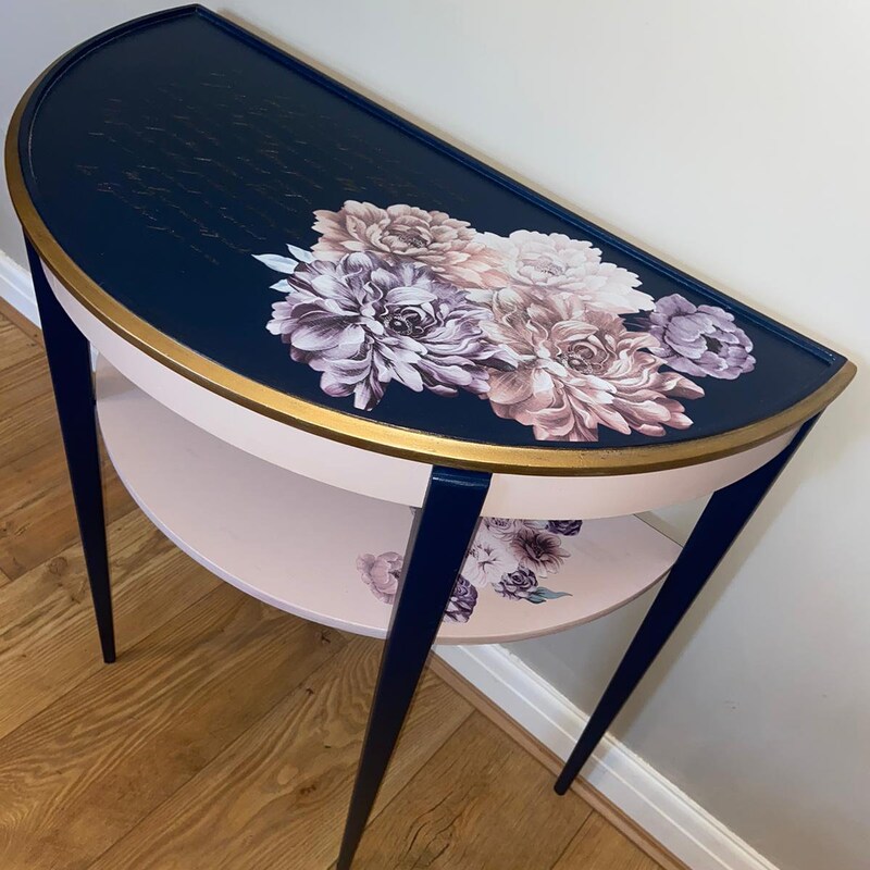 Half Moon Table - Etsy