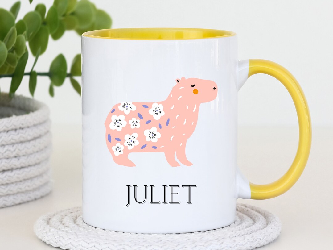 Personalized Capybara Mug Cute Custom Capybara Cup Capybara - Etsy