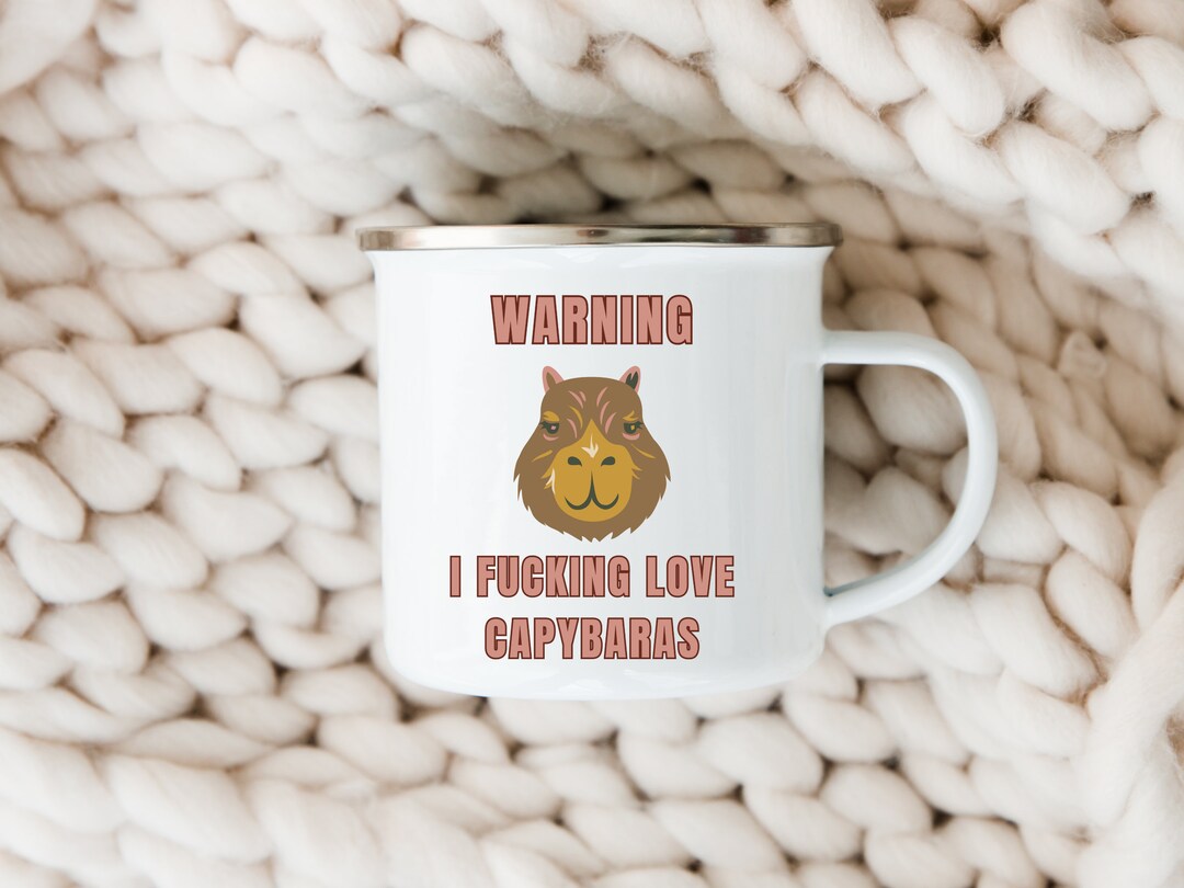 I Fing Love Capybara Mug Funny Capybara Mug Cute Capybara Cup Capybara ...