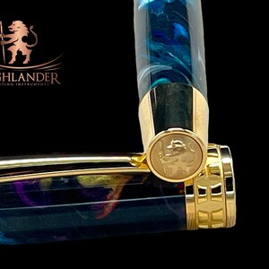 Handcrafted Luxury Gold Fountain Pen, One of a Kind, Handmade in ...