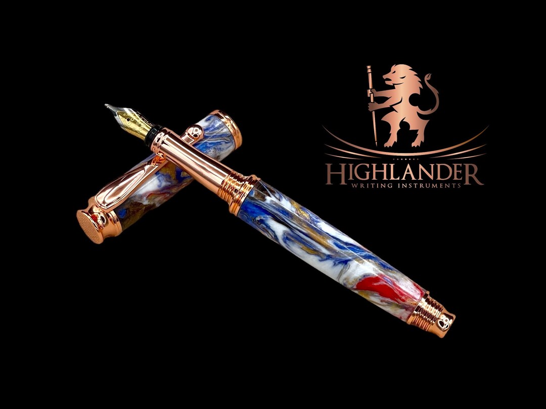 Whimsical Copper Fountain Pen, Artisan Handcrafted Writing Instrument ...