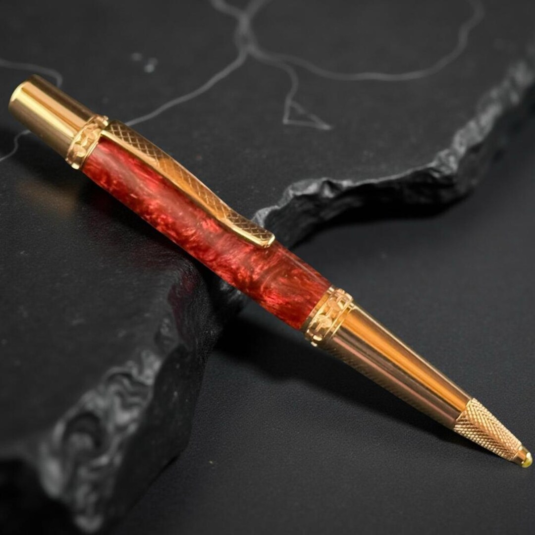 Radiant Ruby | Glasgow Ballpoint Pen | Highlander Jewel Collection - Etsy