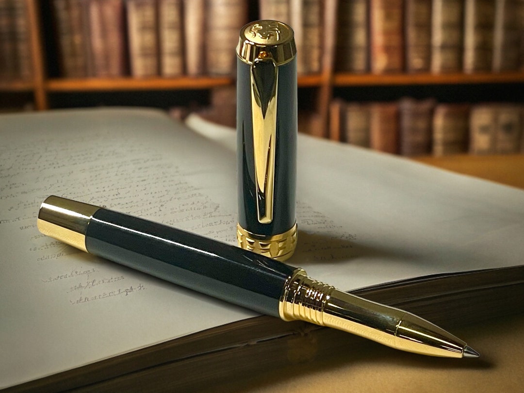 Exotic East Indian Rosewood Gold Rollerball Pen - Where Tradition Meets ...