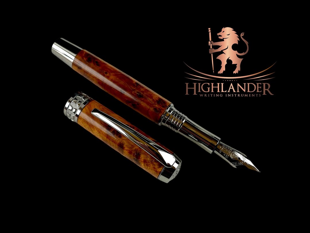 Exotic Thuya Burl Wood Highlander Black Titanium With Black Ruthenium ...