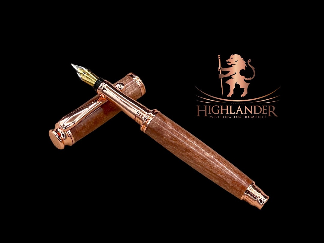 Copper Fountain Pen, Artisan Handcrafted Writing Instrument. Handmade ...