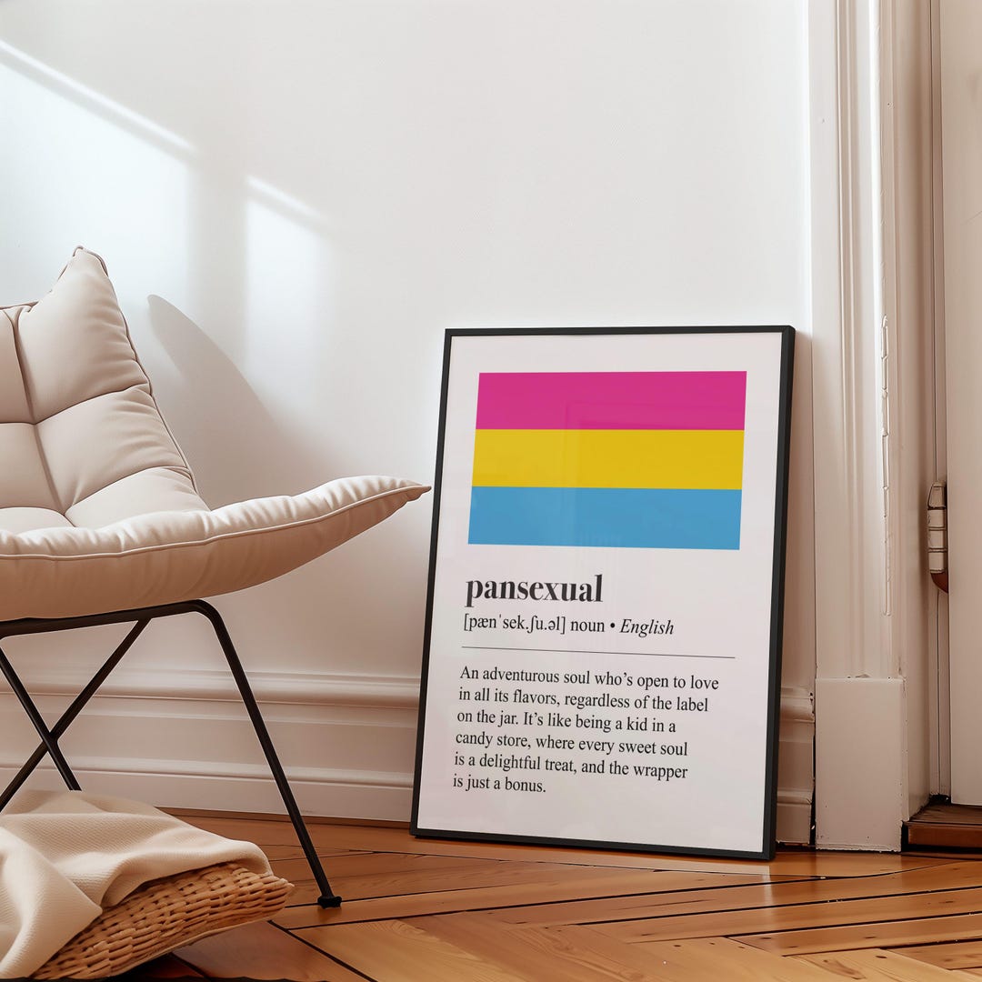 Pansexual Pride Poster: Funny LGBTQ Dictionary Definition (digital ...
