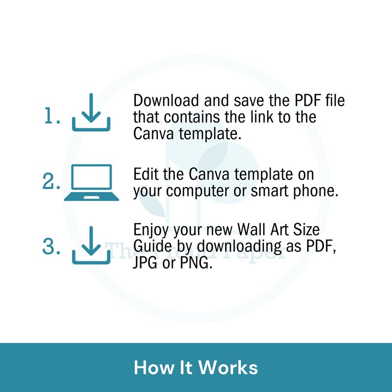 Horizontal Wall Art Size Guide Editable Template, Landscape Canvas ...