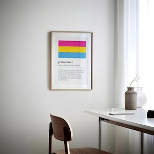 Funny Pansexual Dictionary Definition Print, Funny LGBTQ Poster Gift ...
