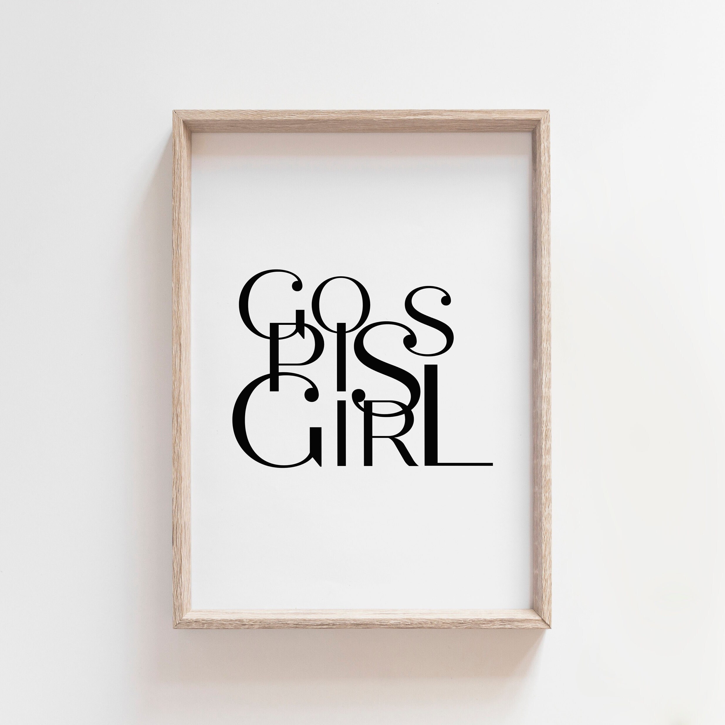 Go Piss Girl Aesthetic Toilet Poster Bundle, Preppy Wall Art, Funny ...