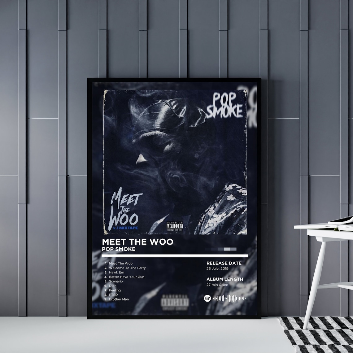 Pop Smoke Album Cover Posters Bundle Set of 3 Digital Download A2 Size ...