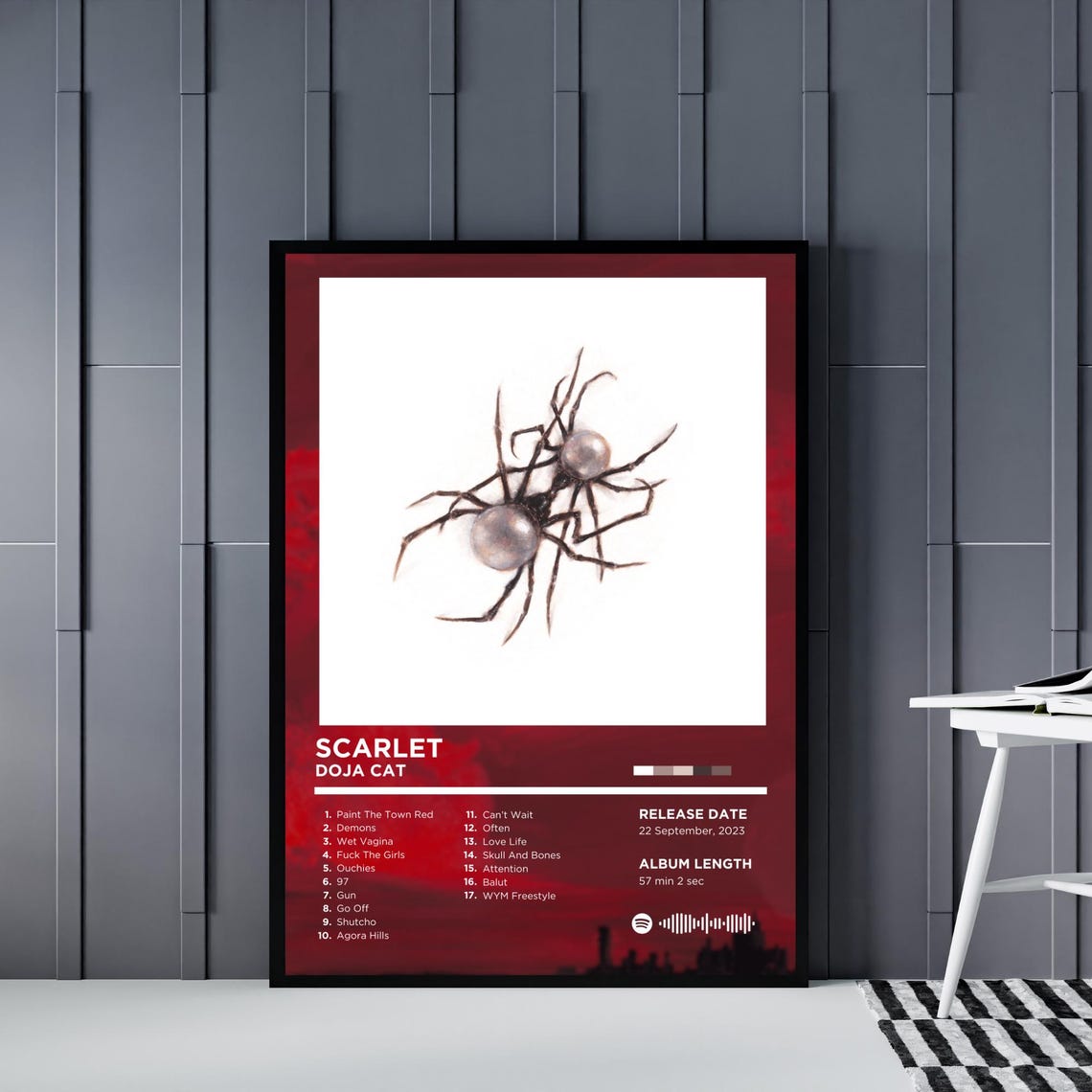 Doja Cat Album Cover Poster Print, Bundle Set of 5 Music Poster ...