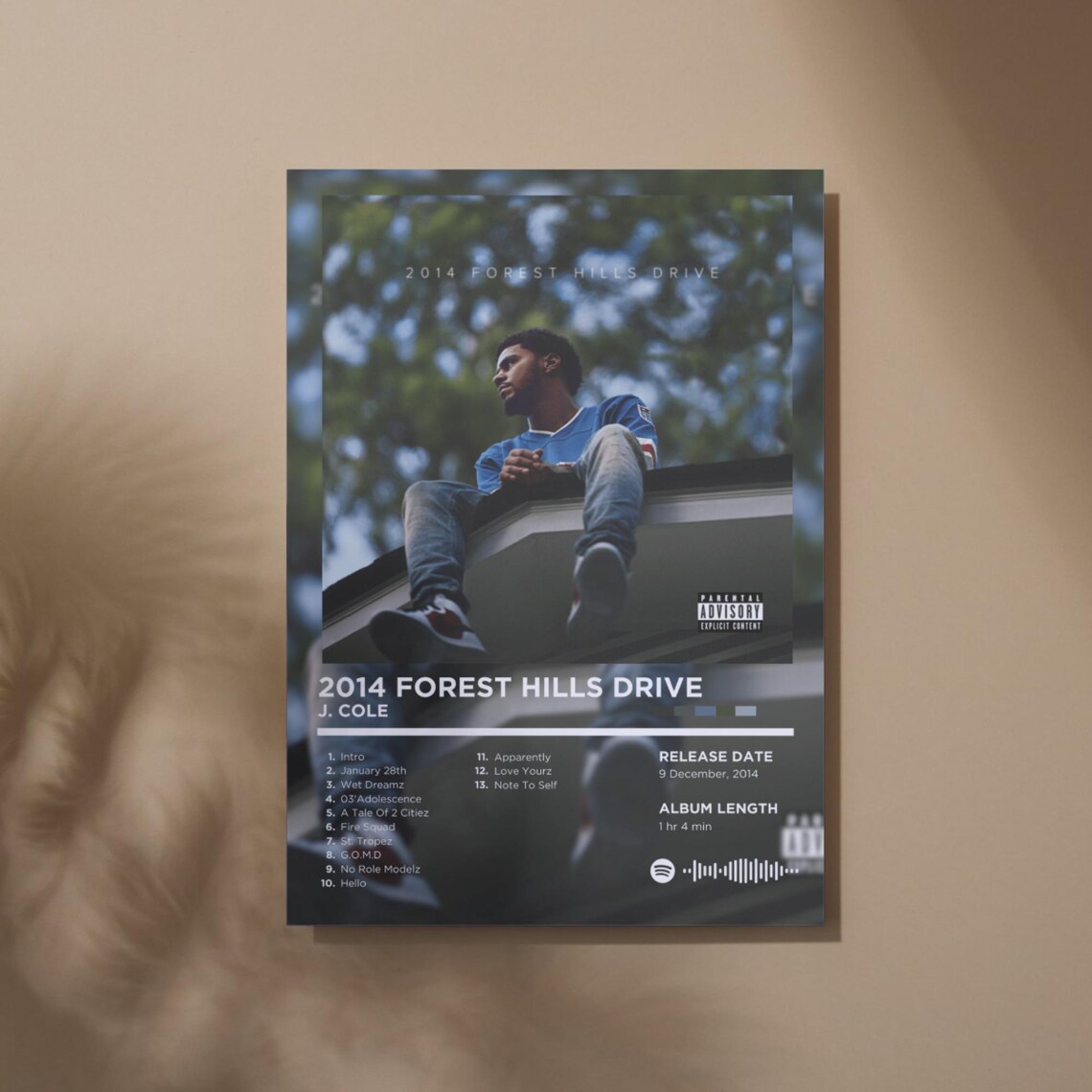 J Cole, Album Music Posters Covers, Minimalist Posters, 2014 Forest ...