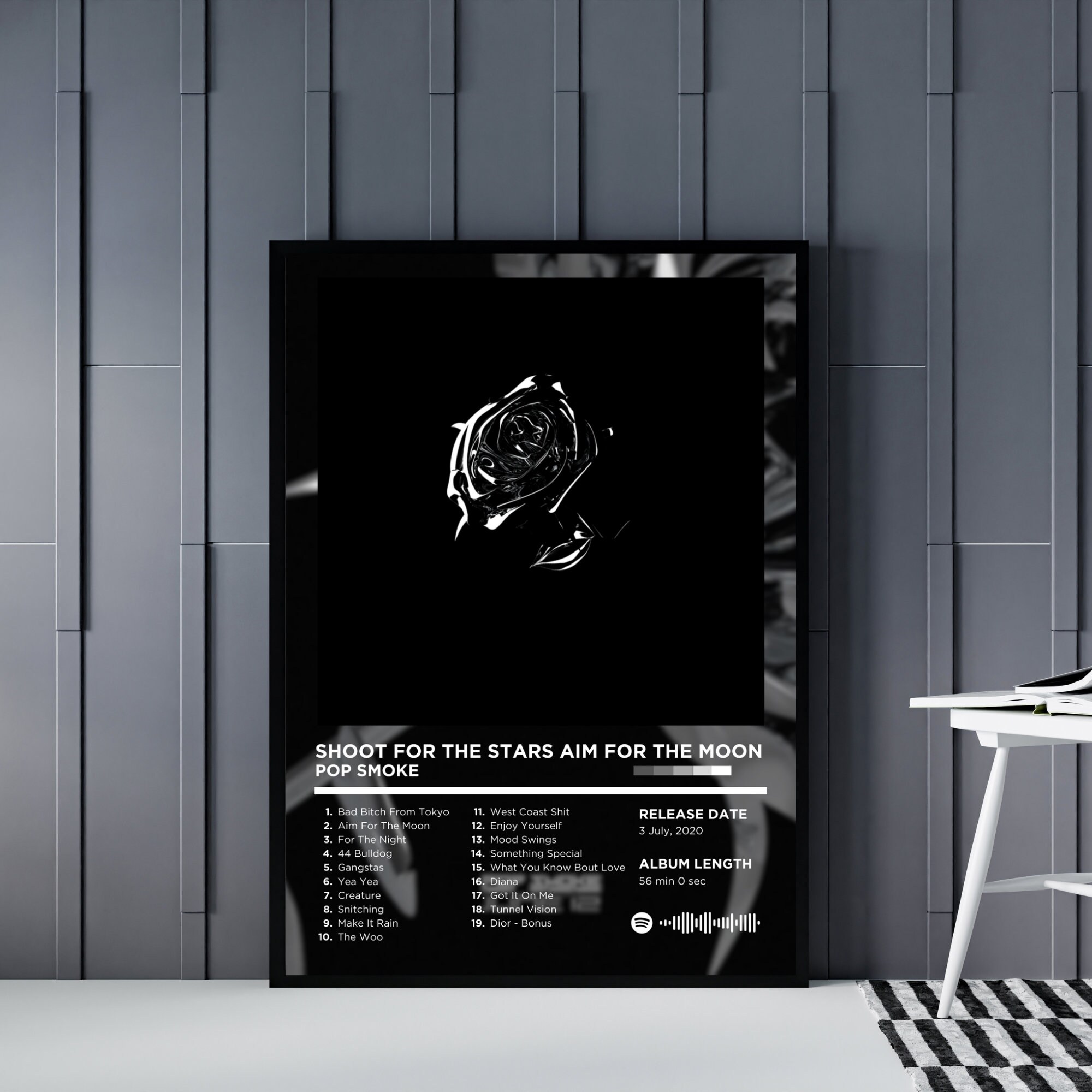 Pop Smoke Album Cover Posters Bundle Set of 3 Digital Download A2 Size ...