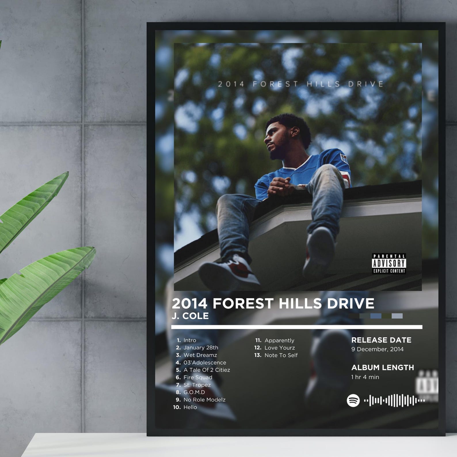 J Cole, Album Music Posters Covers, Minimalist Posters, 2014 Forest ...