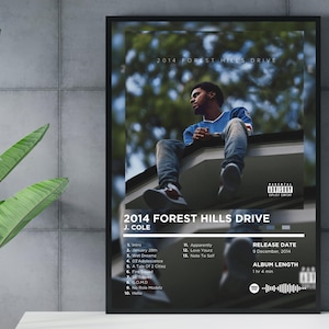 J Cole, Album Music Posters Covers, Minimalist Posters, 2014 Forest ...