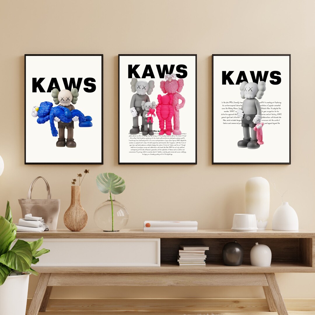 Hypebeast Toys Poster, Poster Bundle Set of 3, Art Figures, Wall Decor ...