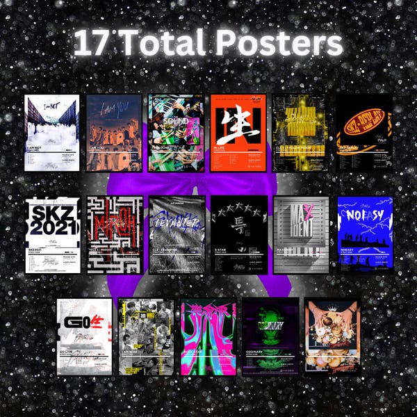 Stray Kids Album Covers Prints - Etsy