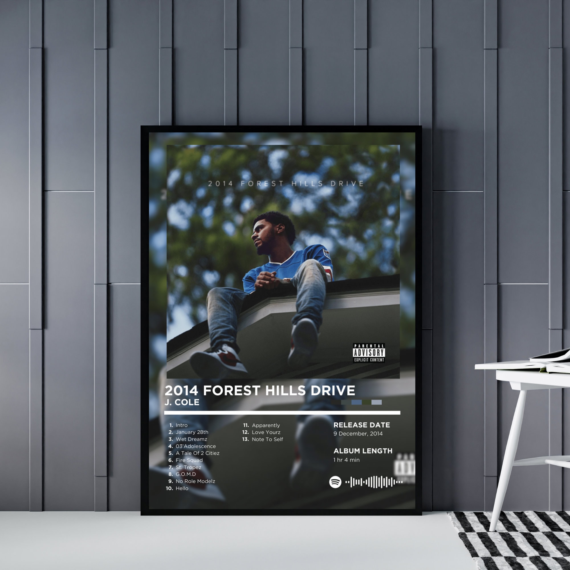 J Cole, Album Music Posters Covers, Minimalist Posters, 2014 Forest ...