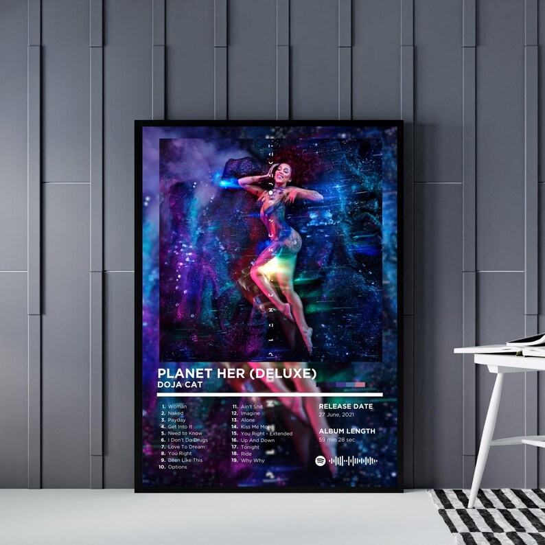 Doja Cat Album Cover Poster Print, Bundle Set of 5 Music Poster ...