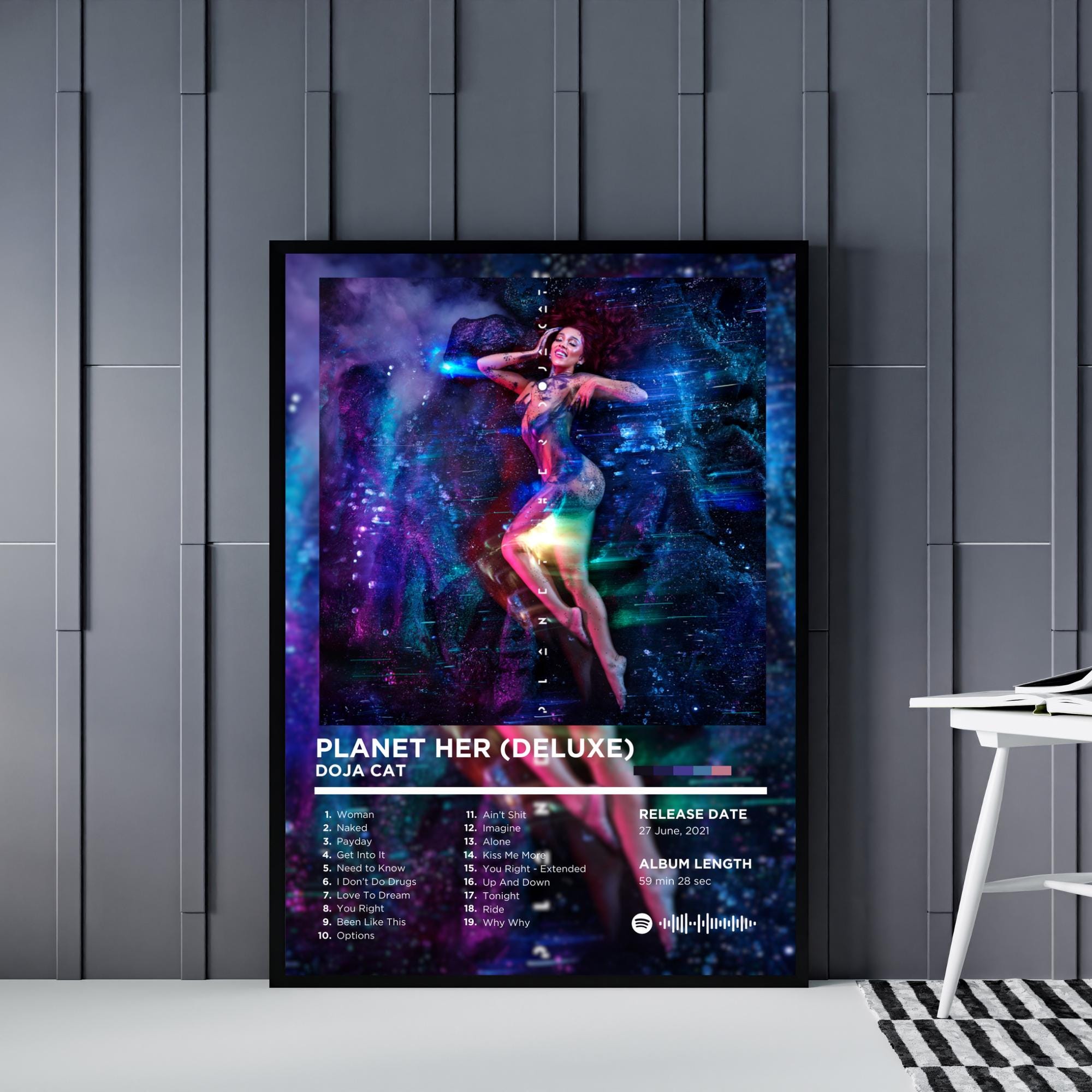 Doja Cat Album Cover Poster Print, Bundle Set of 5 Music Poster ...