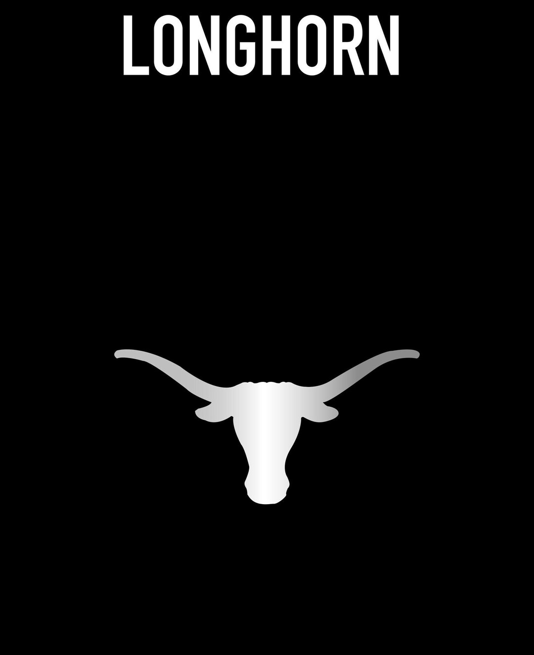 Texas Long-horn Sticker Vinyl Decal - Etsy
