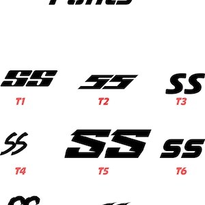SS Sport Decal Sticker, Vinyl - Etsy