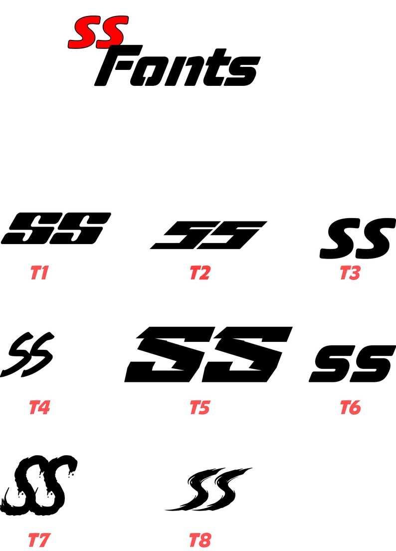 SS Sport Decal Sticker, Vinyl - Etsy