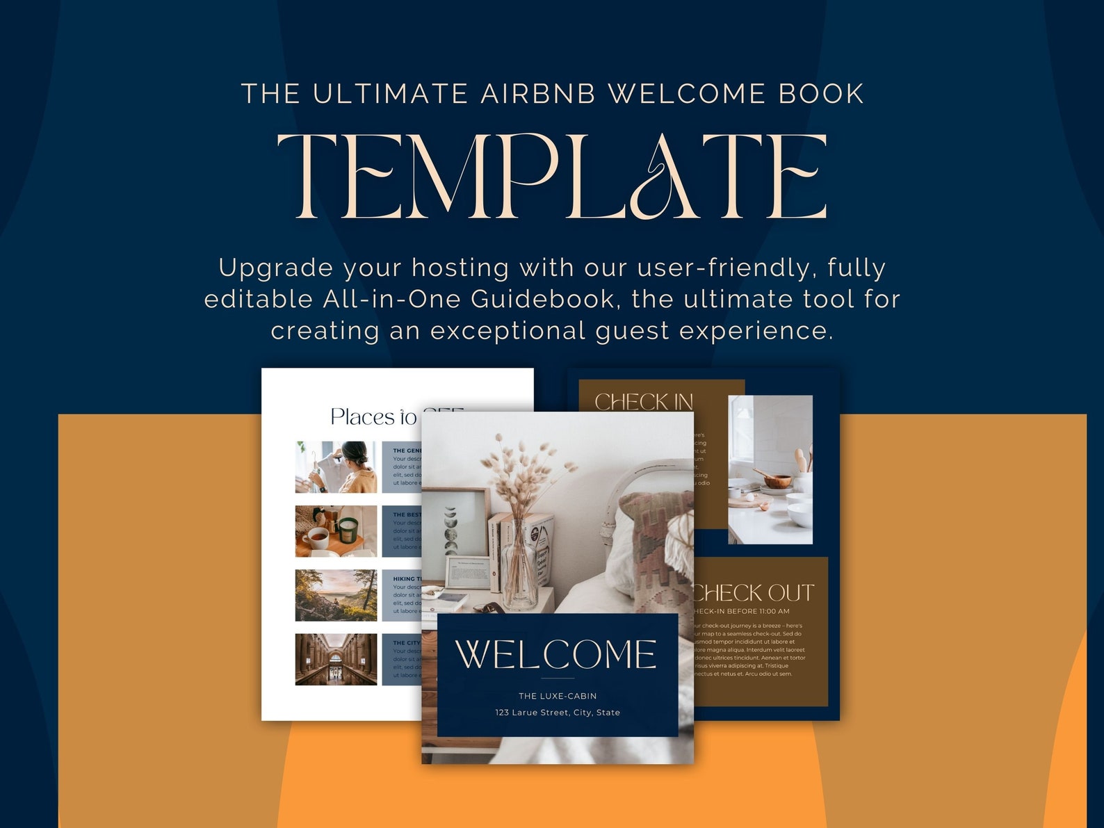 Airbnb Welcome Book | Instant Download and Fully Editable Canva ...