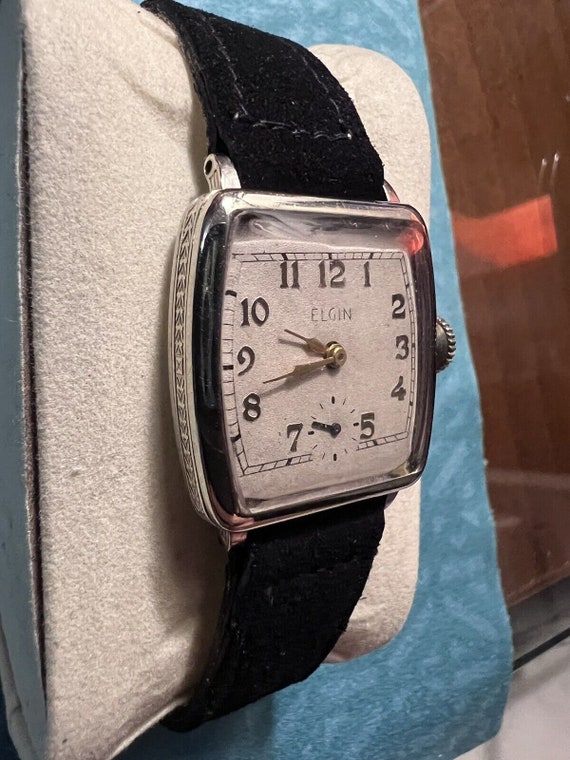 Elgin Grade 82 Men’s Art Deco Wristwatch. MFG 1889. R… - Gem