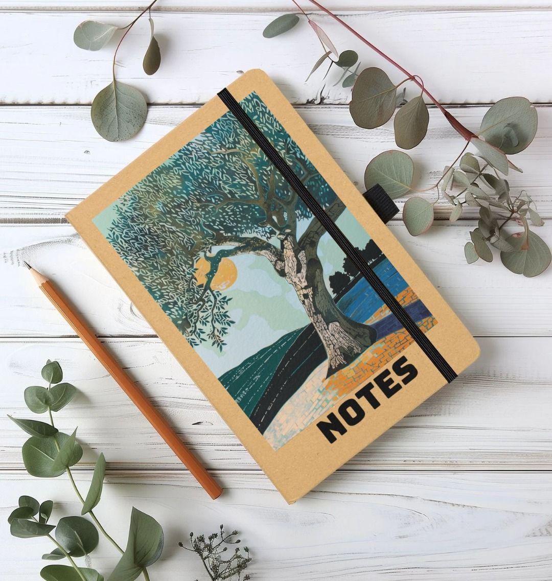 Olive Tree A5 Notebook - Etsy