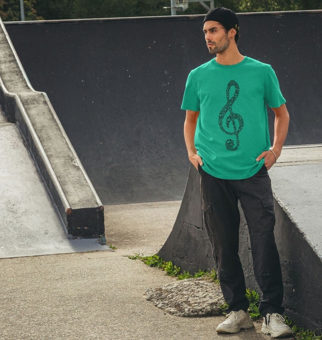 Treble Clef Remill Tee - Etsy