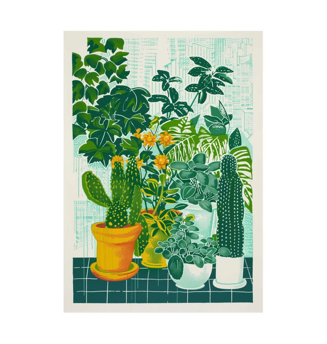 Plant Life A3 Art Print - Etsy
