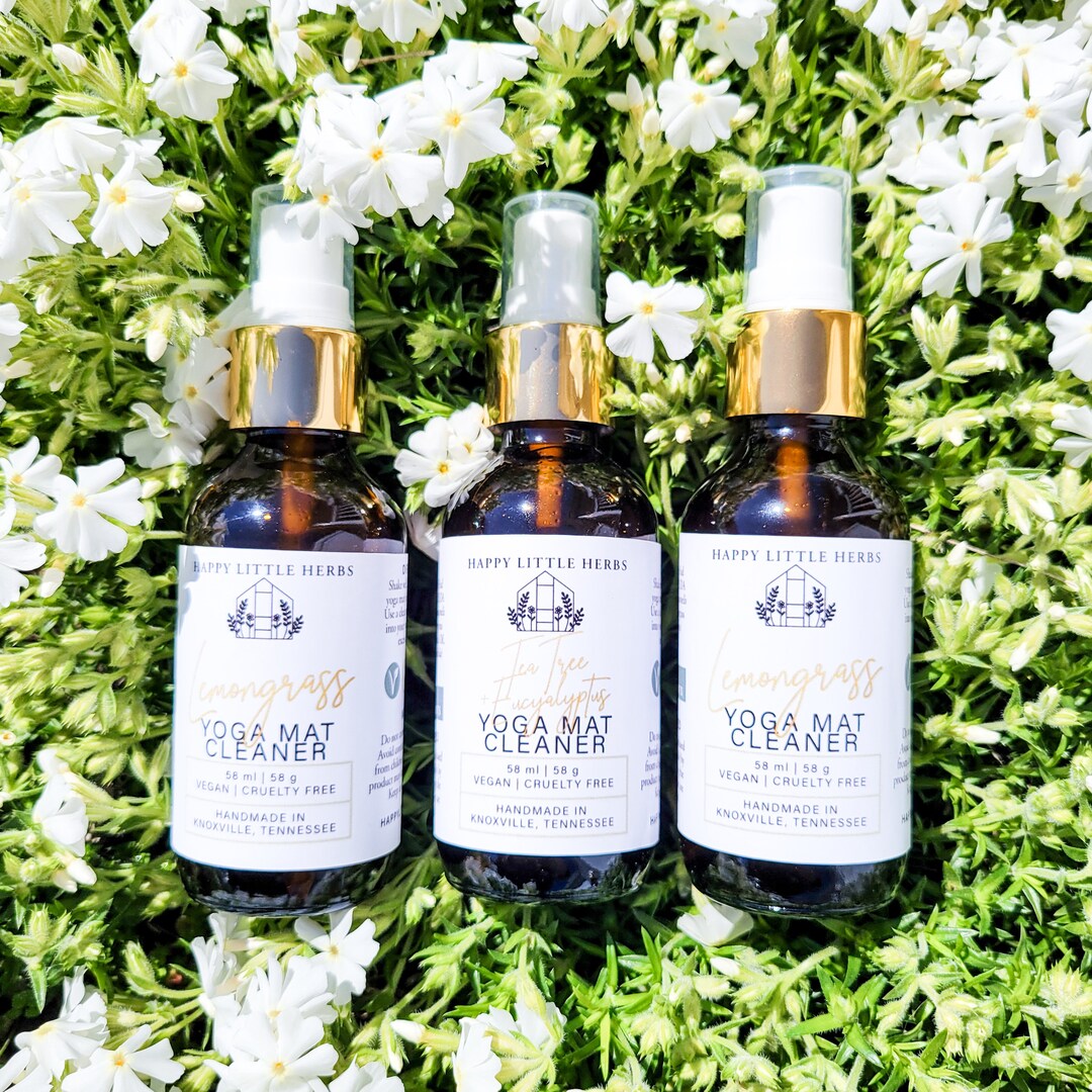 Organic Yoga Mat Cleaner Spray: Aromatherapy Essential Oils - Etsy