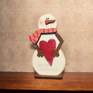 Valentine's Day Snowman Valentine's Day Shelf Sitter Valentine's Day ...