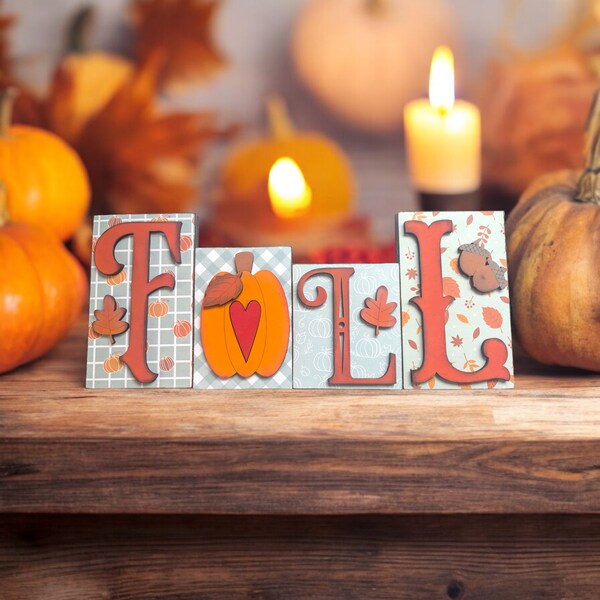 Wooden Fall Blocks - Etsy