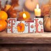 Fall Word Block Fall Decor Fall Shelf Sitter Mantel Decor Wooden ...