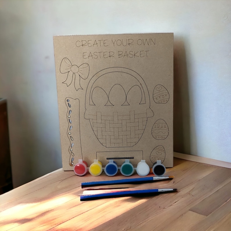 Easter DIY Kit: Create Your Own Bunny or Easter Basket With - Etsy