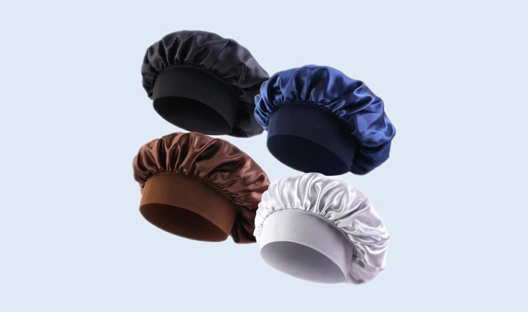 Satin Bonnet With Stretch Band Bonnet Soft Satin stylish Light Weight ...