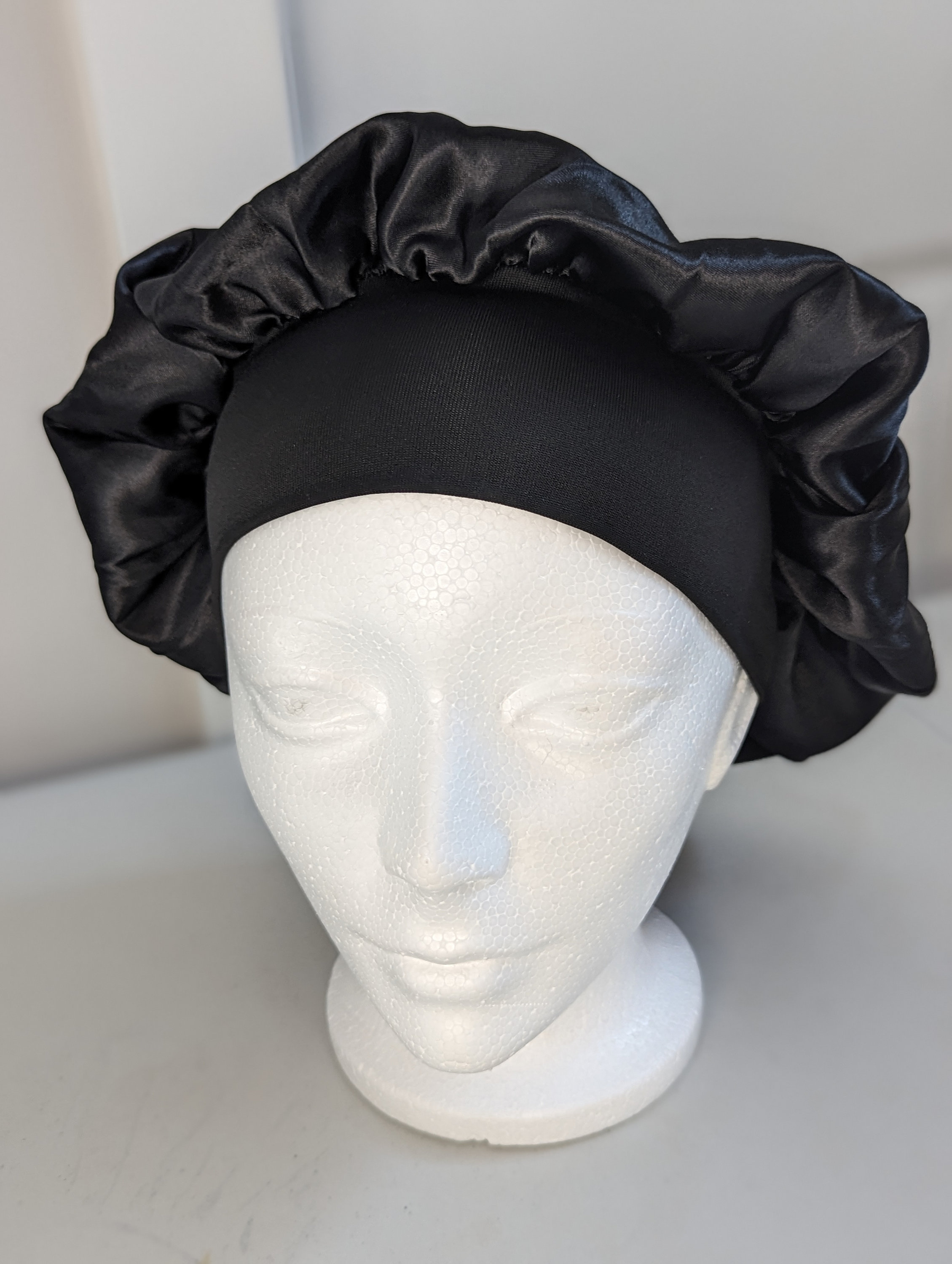 Satin Bonnet With Stretch Band- Bonnet - Soft- Satin -stylish - Light ...