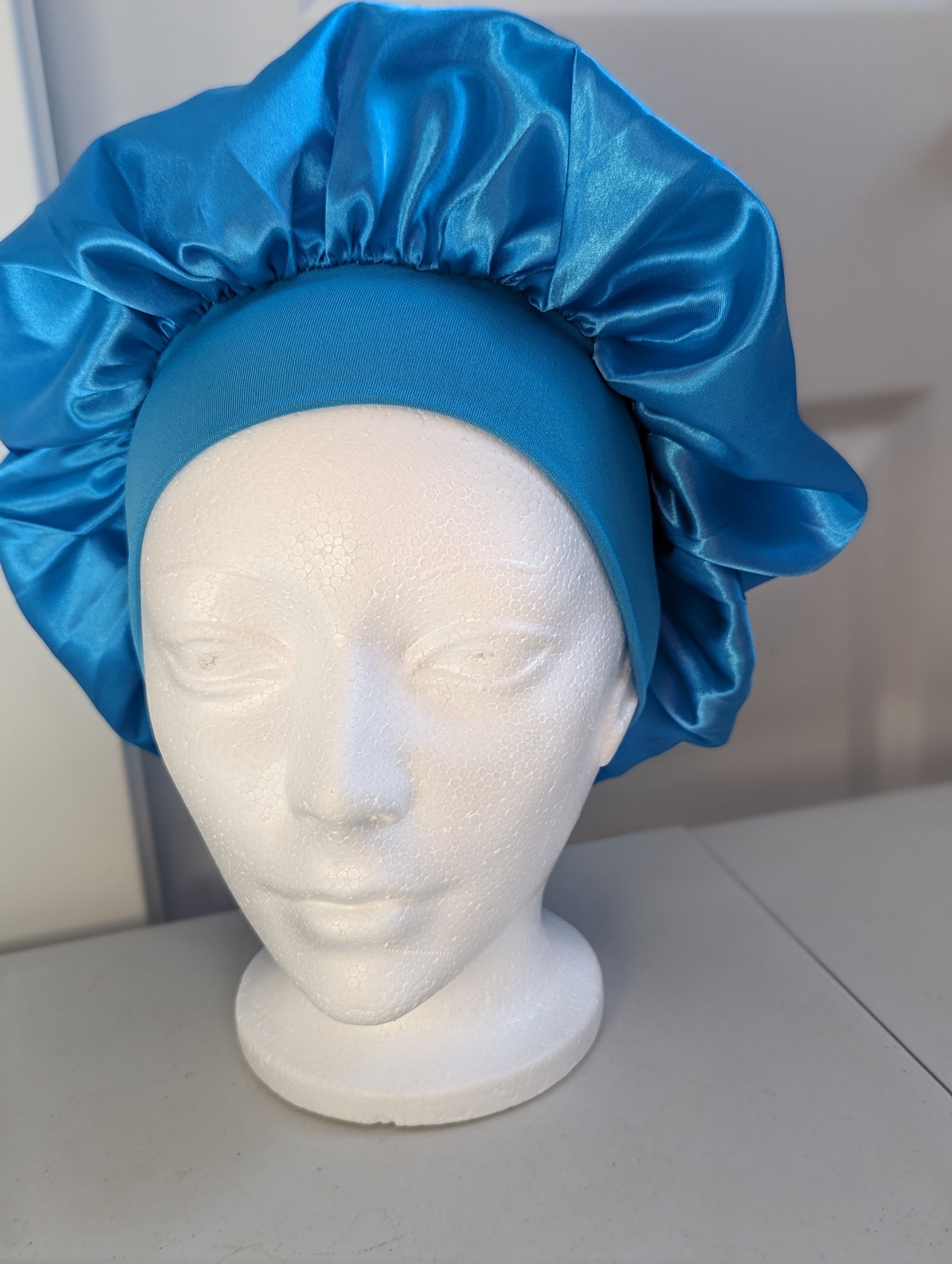 Satin Bonnet With Stretch Band Bonnet Soft Satin stylish Light Weight ...